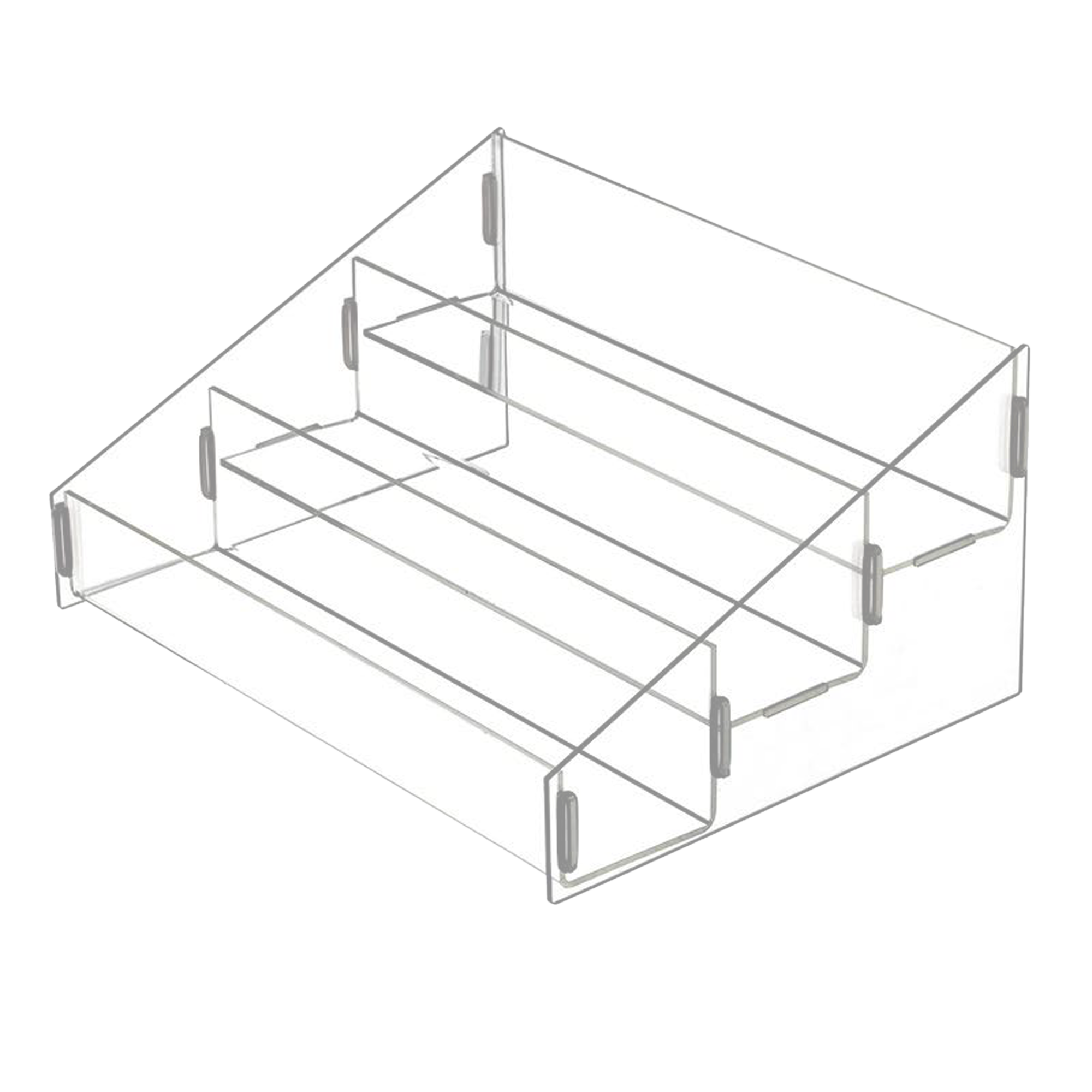 Acrylic Step Display Stand – 99 Displays