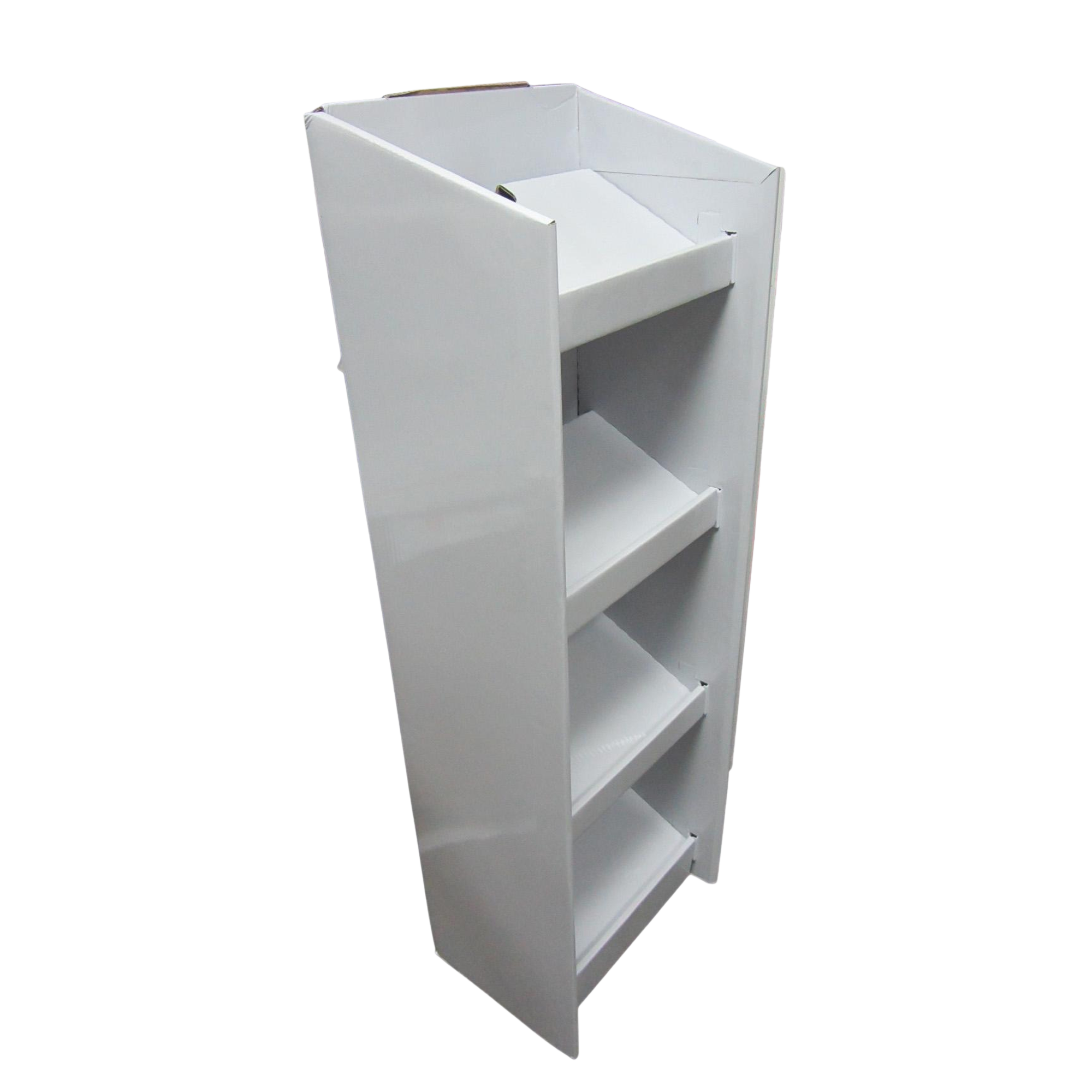 Corrugated Angled Shelf Display – 99 Displays